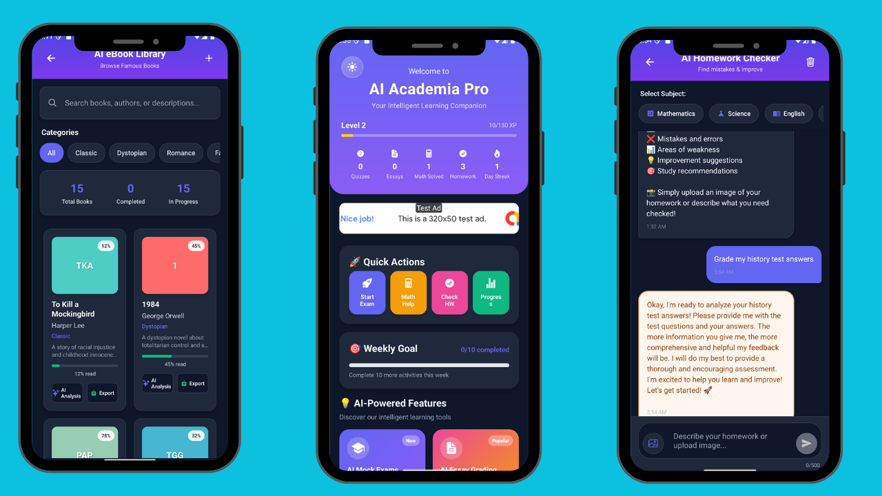 Learnify – AI Homework Assistant (Android & iOS) by AIHub | CodeCanyon